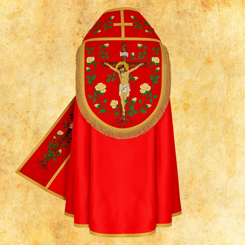 ROMAN ASPERGE CAPE "JESUS CRUCIFIED" - URB: „Jezus na Krzyżu”